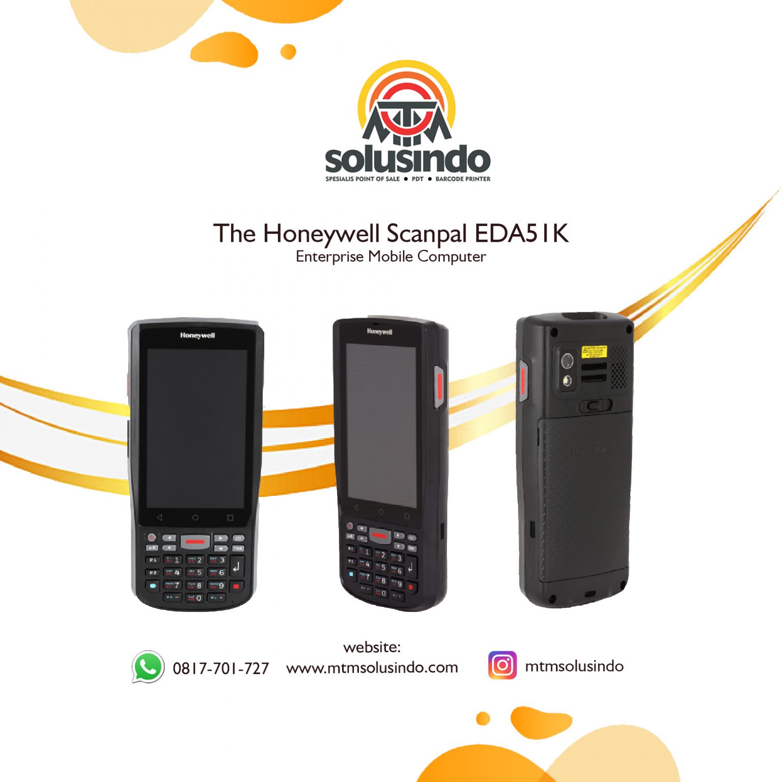 The Honeywell ScanPal EDA51K - MTM SOLUSINDO