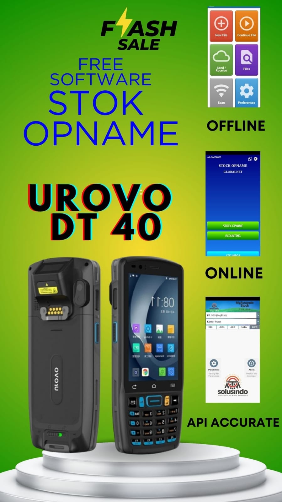 Jual Urovo DT40 - MTM SOLUSINDO