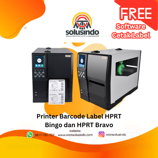 Printer Barcode Label HPRT Bingo Dan HPRT Bravo - MTM SOLUSINDO
